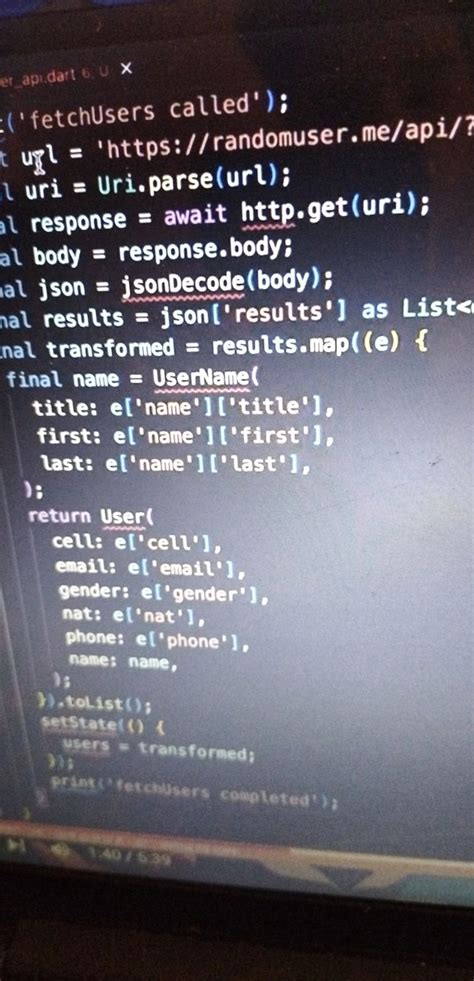 Ahmed Mehmood On Linkedin Another Day Another Learning Api Calling Flutter Cfbrflutter