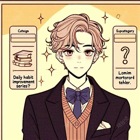 📅 생활 습관 개선 만화 시리즈 웃음과 함께 하는 변화의 여정 🚀