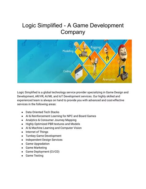 Ppt Game Development Company Powerpoint Presentation Free Download Id 12207755