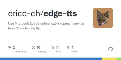 Github Ericc Chedge Tts Use Microsoft Edges Online Text To Speech