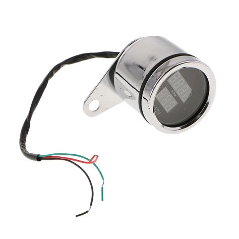 Universal Motorcycle Rpm Tachometer Electronic Dig Vicedeal