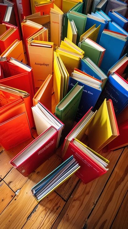 Free Colorful Book Array Image Download At Stockcake