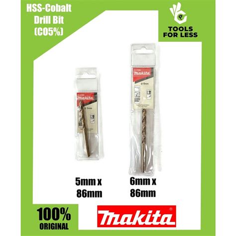 Makita Hss Co Metal Drill Bit Cobalt 5 Shopee Philippines
