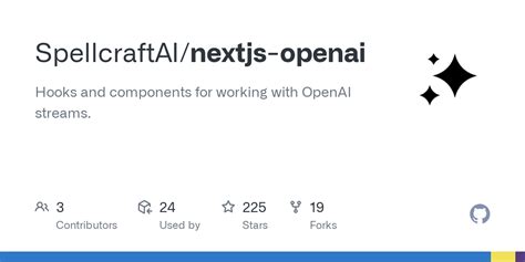 Github Spellcraftainextjs Openai Hooks And Components For Working