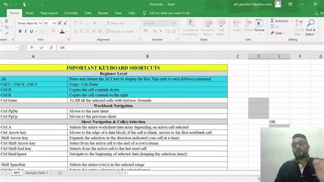 Ms Excel Demo Class Youtube