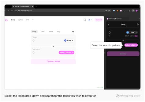 How To Swap Tokens Using The Uniswap Extension Uniswap Labs