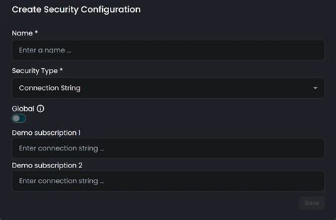 Security Configurations Connxio Documentation