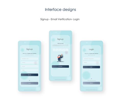 Creative UI UX Collection Mobile App On Behance