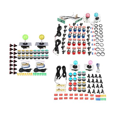 2 Player Arcade Game Diy Kit Led Button For Pc Ras Vicedeal