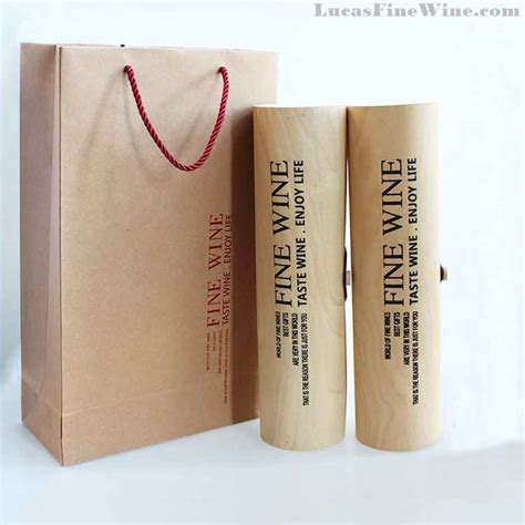 HỘp RƯỢu Vang Bằng Gỗ Tròn 01 Chai Giá Chỉ Từ 45k Lucasfinewine