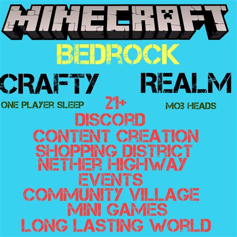 New Bedrock Realm January 6th R Minecraftrealmclub