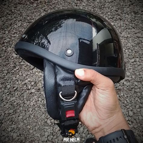 Jual Helm Custom Cetok Helm Chip Retro Turtle Harley Vespa Shopee