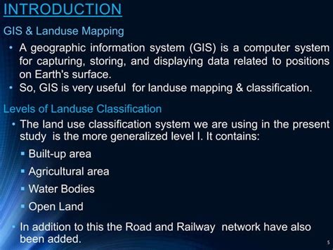 Landuse Mapping Using Arc Gis Pptx