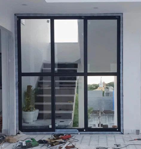 Powder Coating Sliding 27mm Jindal Domal Window Sizedimension 1200