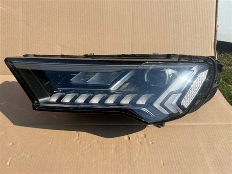 Audi Q7 4m 2019 Matrix Lampa Lewa PrzÓd Lift Za 450000pln Z Łowyń