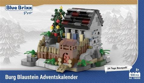 Bluebrixx Burg Blaustein Adventskalender Nachproduktion 2024 erhältlich