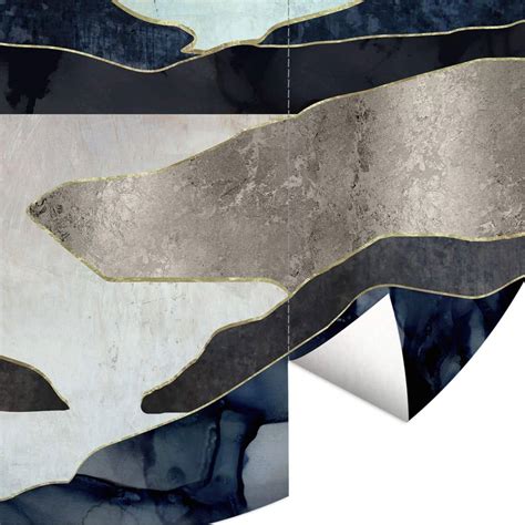 Fototapete SpaceFrog Designs Bergsee Rund Wall Art De
