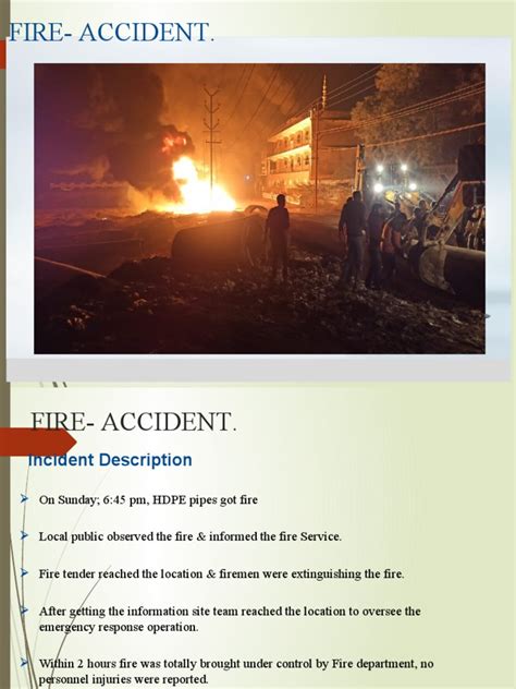 Fire Accident Lesson Learned Pdf