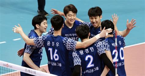 [포토] 우리카드 아가메즈 없어도 1세트 기선제압