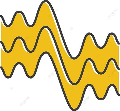 Colorful Sound Waves In Fluid Motion Track Drawing Flow Vector Track