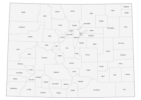 Colorado County Map Gis Geography