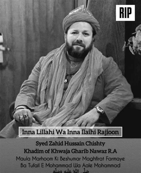 Ajmer Sharif Dargah Khawaja Gareeb Nawaz Ke Khadim Syed Zahid Hussain