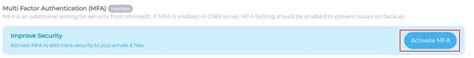 dropsuite enabling mfa on an existing global admin sherweb