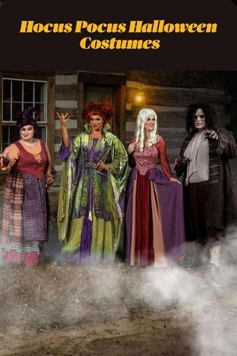 Hocus Pocus Halloween Costumes The Sanderson Sisters And Billy