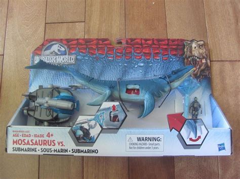 Jurassic World Mosasaurus Vs Submarine Vehicle Set Hasbro New 1831722634