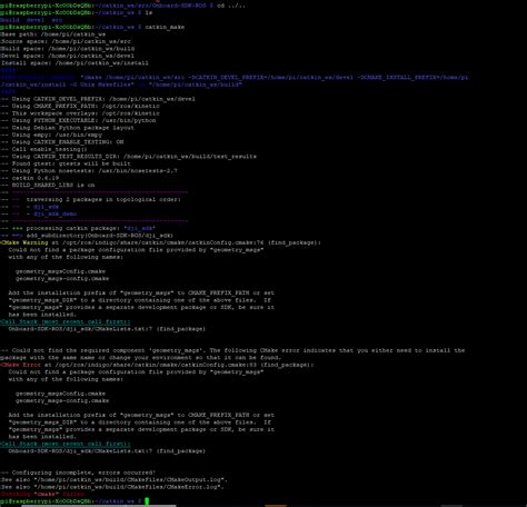 Could Not Find A Package Configuration File Provided By Geometry Msgs Issue Dji Sdk