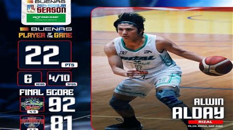 Alwin Alday 22 Points Vs South Cotabato Youtube