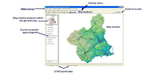 Example Of Gis Interface Example De Sig écran Download Scientific