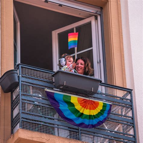 Embroidered Rainbow Bunting Flag 4x2ft Rad Pride You Shop We Donate