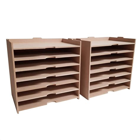 A Stacking Paper Storage Unit For Craft Etc Fits IKEA Kallax Cube
