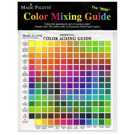 Free Printable Color Mixing Chart