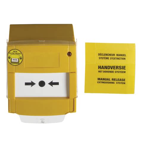 2000 Series Addressable Mcp Yellow Surface Mount With Glass And