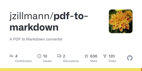 Pdf To Markdown Index Html At Master Jzillmann Pdf To Markdown GitHub