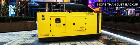 Silent Diesel Engine Generators India Harison Generators