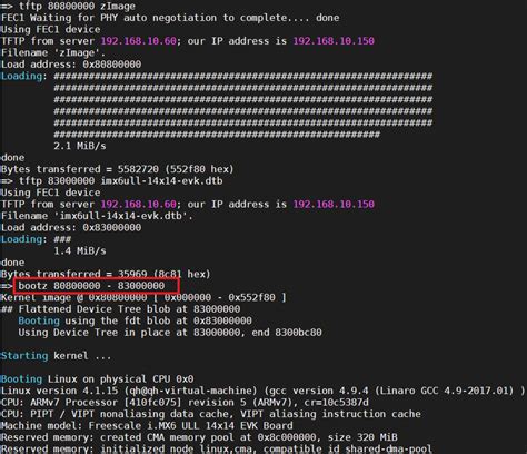 Imx Ull Liunx Uboot Starting Kernel Imx Ull