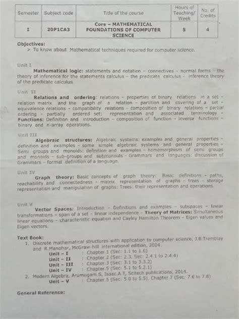 Discrete Mathematical Structures With Application To Computer Science