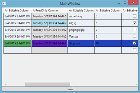 C Having Different Color Tones For Datagrid Columns Stack Overflow