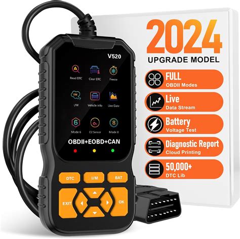 Amazon.com: Bozfnuq Professional OBD2 Scanner Diagnostic Tool, Check Engine Light Code Reader ...