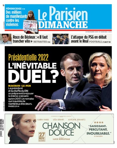 Le Parisien Du Dimanche 24 Novembre 2019 Télécharger Des Magazines