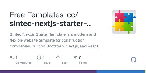 Github Free Templates Ccsintec Nextjs Starter Template Sintec Next