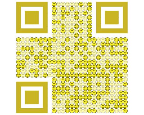 Qr Code Smileys Design Scannable Qr Codes Personalized Qr Etsy Canada