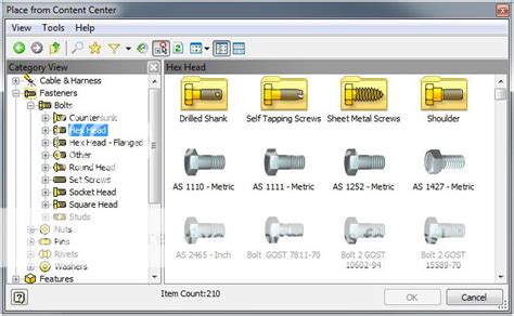 Inventor Content Center Question Autodesk Inventor Autocad Forums