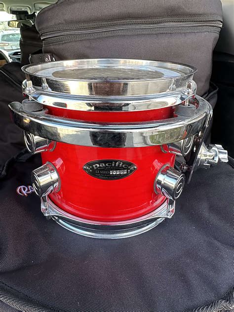 Pdp Lx 8” Tom Red Lacquer Reverb