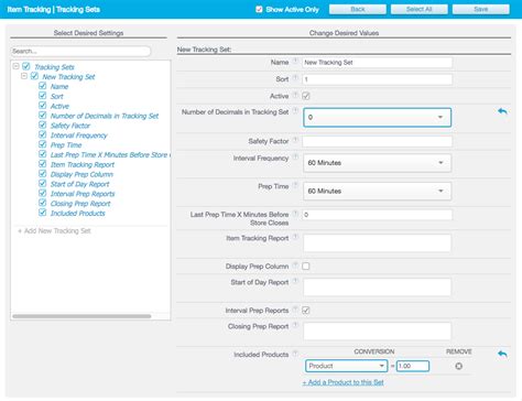 Item Tracking Product Forecasting