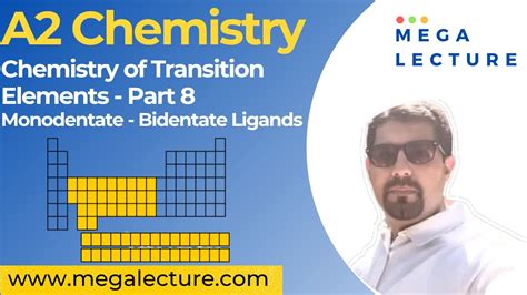 A Level Chemistry Chemistry Of Transition Elements Lecture 8