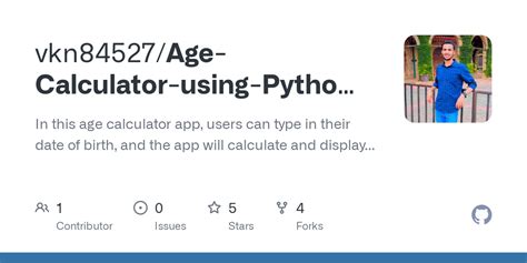 GitHub Vkn84527 Age Calculator Using Python Tkinter In This Age